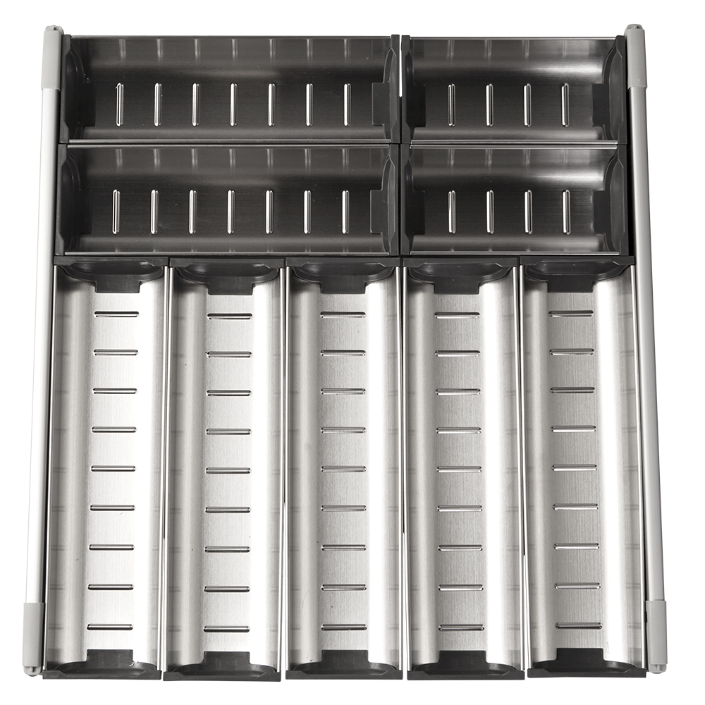 Dtc Smooth Modular Cutlery Tray Set 700W X 500L (Stainless Steel) - Nikpol