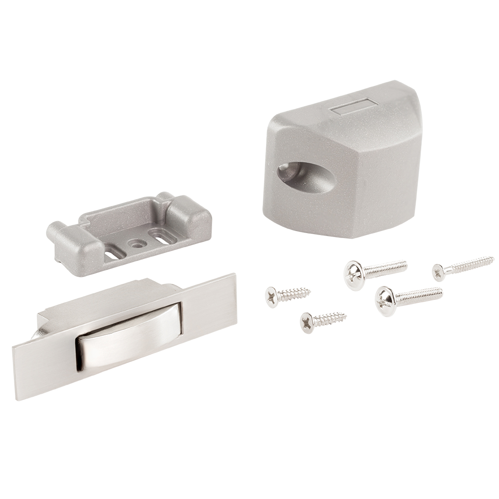 Locksafe Positive Latch (Satin Nickel) - Nikpol