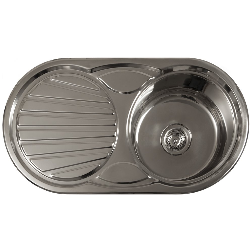 Round Single Bowl Sink (No Tap Hole) - Nikpol