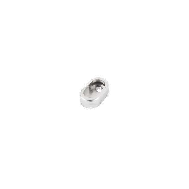 Oval Rod Flange Inc Cover Chrome - Nikpol