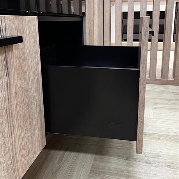 Dtc Dragon Pro 238 X 450Mm 40Kg Drawer Kit, Tilt Adjust (Matt Black ...
