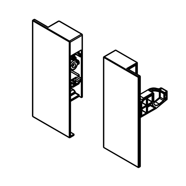 Dtc Dragon Pro 95Mm Inner Front Bracket, Tilt Adjust (Matt Grey) - Nikpol