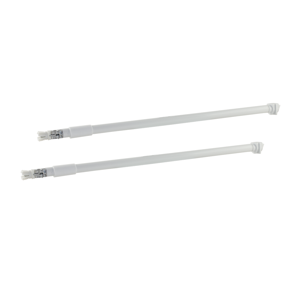 Dtc Smooth Easy Fix Gallery Rail Set 500Mm (White) - Nikpol