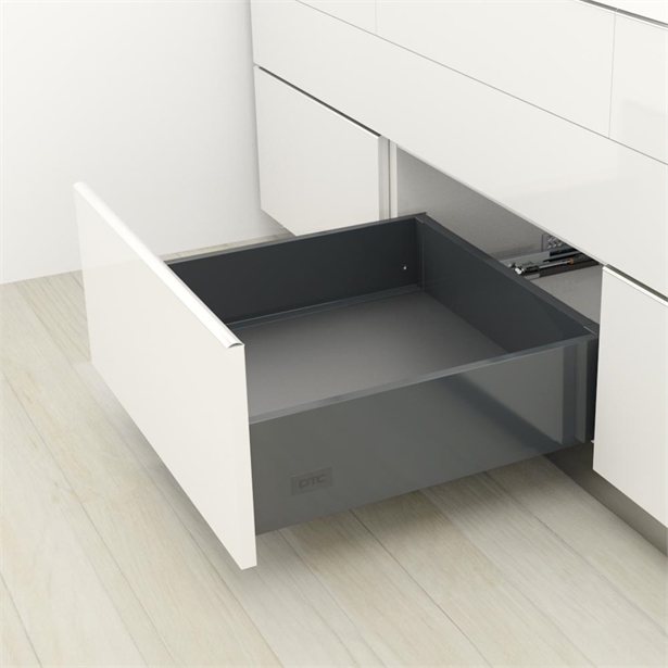 Dtc Dragon Pro 127 X 500Mm 40Kg Drawer Kit, Tilt Adjust (Matt Grey ...