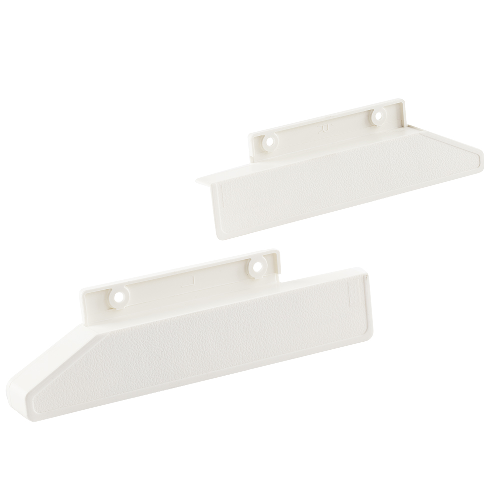 Harn Front Fixing Bracket Set, Screw On, H149mm (White) - Nikpol
