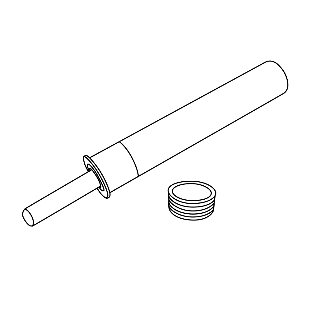 Grass Tipmatic Pin With Magnetic Strike - Nikpol