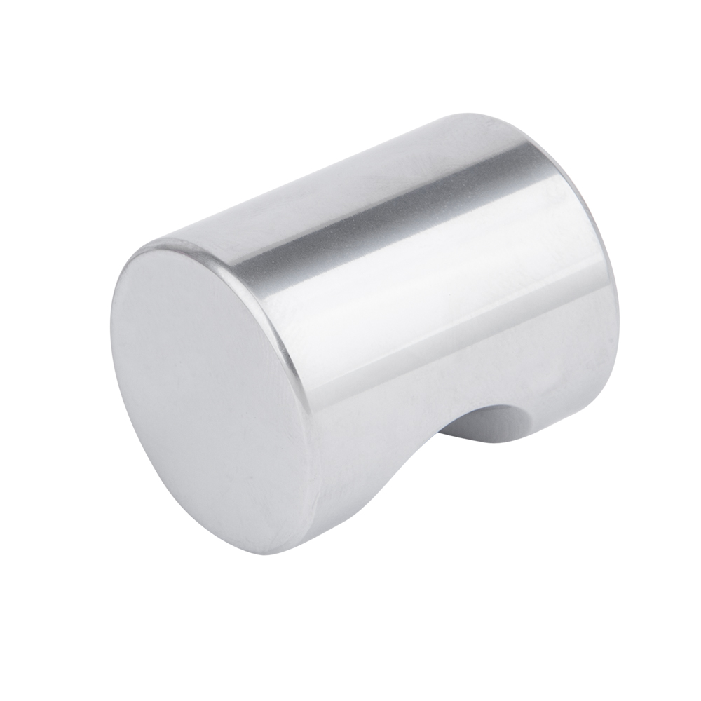 Cylinder Knob, 25Mm (Satin Chrome) - Nikpol