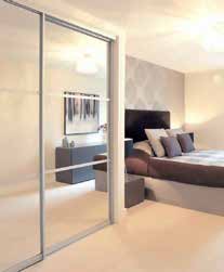 Mirror Robe Aluminium Door Frame Top/Bottom Rail White 5000Mm - Nikpol