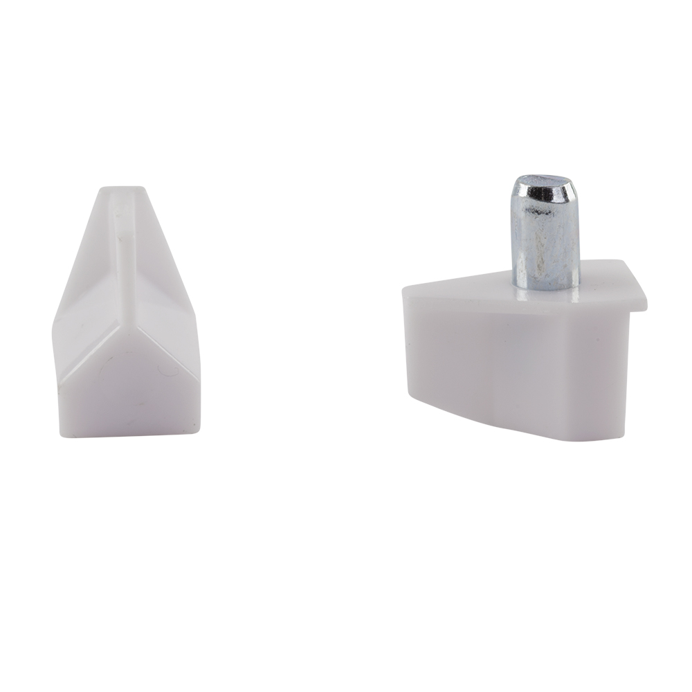 Shelf Support - Metal Pin White 5Mm Hole (Pack Of 1000) - Nikpol