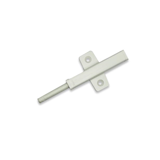 Dtc Bumper Push Latch With Cross Plate (White) - Nikpol