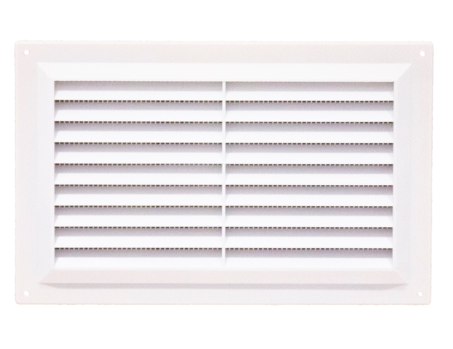 White Plastic Vent, 225Mm X 150Mm (Screw On) - Nikpol